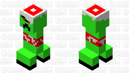 Exploding evil elf Minecraft Mob Skin