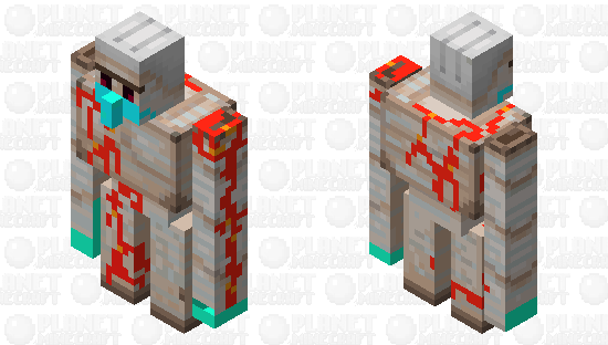 covid iron golem helper Minecraft Mob Skin
