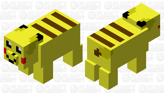 PIKACHU Minecraft Mob Skin