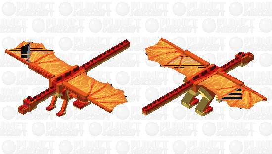 Peril The Skywing - Wings of Fire Dragon Skin Minecraft Mob Skin
