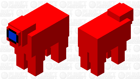 red sus sheep Minecraft Mob Skin