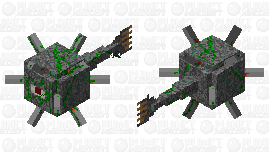 Sea Mine Guardian Minecraft Mob Skin