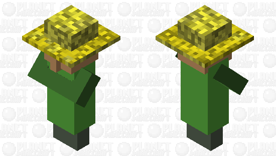 Aldeano subnormal Minecraft Mob Skin