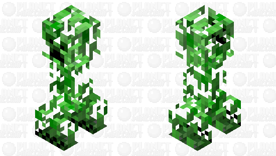 Leaf Creeper Minecraft Mob Skin