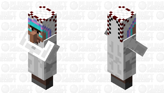 Villager Native American Indian Chief Minecraft Mob Skin