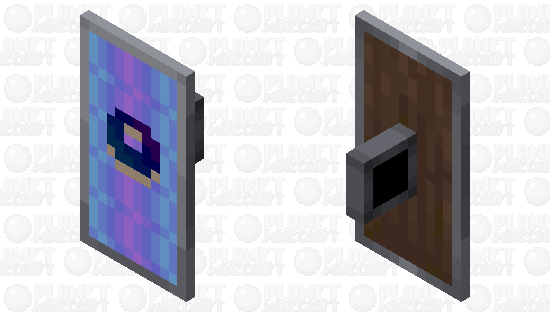 Pixel Donut Sheild Minecraft Mob Skin