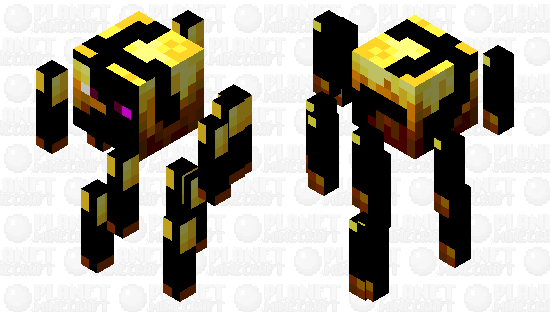 end infected blaze Minecraft Mob Skin