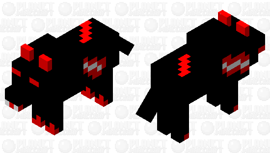devil dog Minecraft Mob Skin