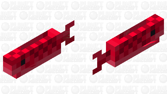 Candy Fish (Swedish Fish) Minecraft Mob Skin