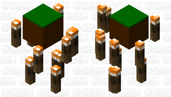 Grass blades Minecraft Mob Skin