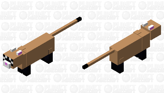 black footed ferret Minecraft Mob Skin