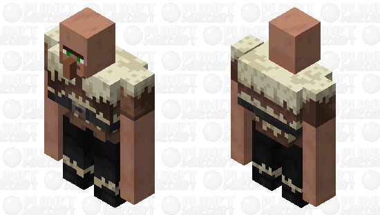 Giant Taiga Villager Minecraft Mob Skin
