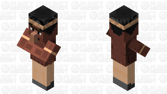 Villager Native American Indian Minecraft Mob Skin