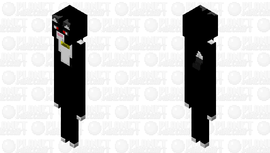 Enderman red eye'd cat! Minecraft Mob Skin