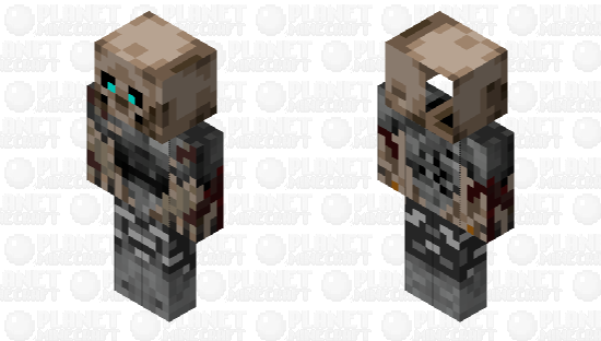 Piglin Draugr Minecraft Mob Skin