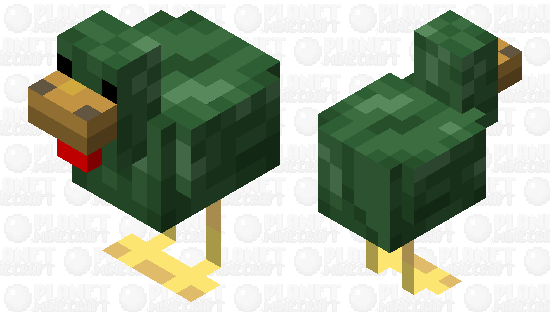 Zombie Chicken Minecraft Mob Skin