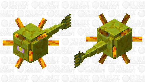 Guardian of the Golden Sun Minecraft Mob Skin