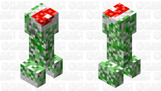 snowy creeper Minecraft Mob Skin