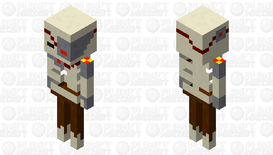 cyborg skeleton Minecraft Mob Skin