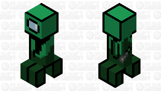Fortegreen / ??? - Among Us Minecraft Mob Skin