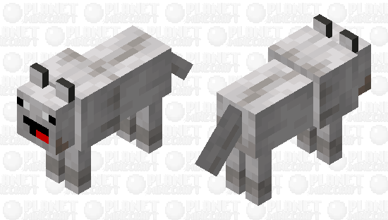 Derpy Wolf Minecraft Mob Skin
