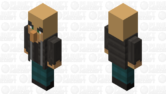 Skinned Vindicator Minecraft Mob Skin