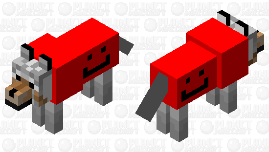 happy dog Minecraft Mob Skin