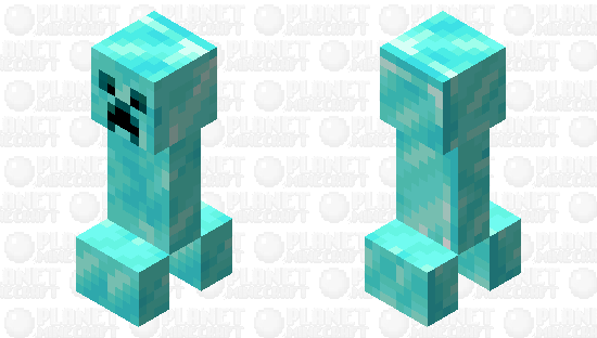Diamond Creeper (v1) Minecraft Mob Skin