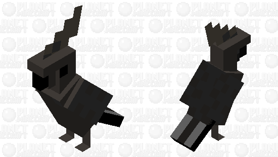 black phoebe Minecraft Mob Skin