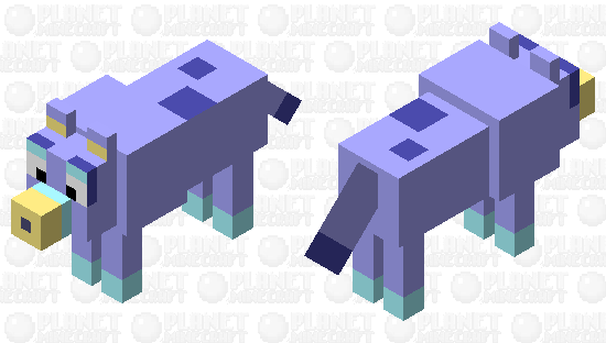 Bluey Heeler Minecraft Mob Skin