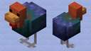 Amber Chicken Minecraft Mob Skin