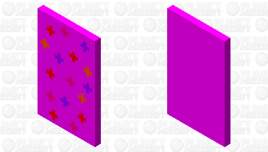 Pink Flag/Cape With Small Flowers ^^ Minecraft Mob Skin