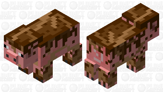 Muddy pig Minecraft Mob Skin