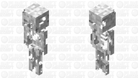 crystalized skeleton Minecraft Mob Skin
