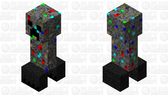 Ore Creeper Minecraft Mob Skin