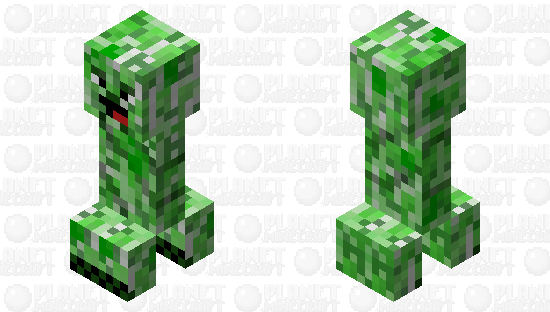 Derp Creeper Minecraft Mob Skin