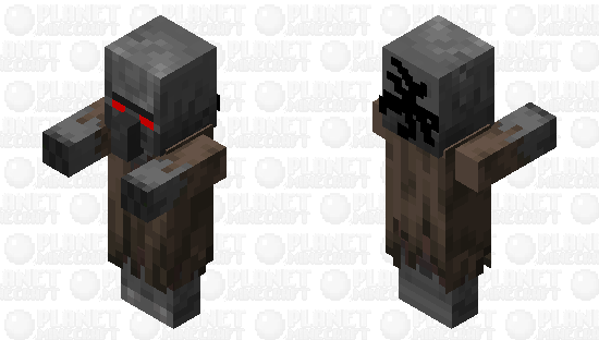 metal virus infected villager Minecraft Mob Skin