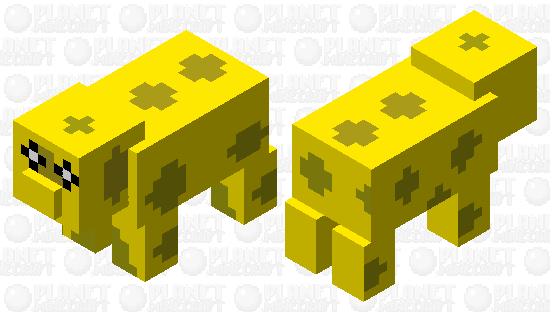 Cheese Pig Minecraft Mob Skin