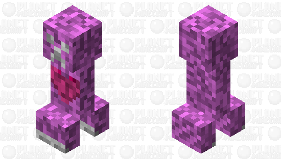 heart creeper Minecraft Mob Skin