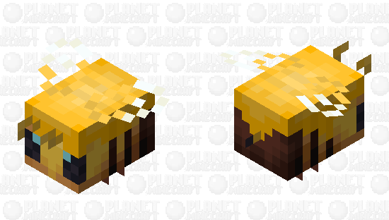 Honey covered bee Minecraft Mob Skin