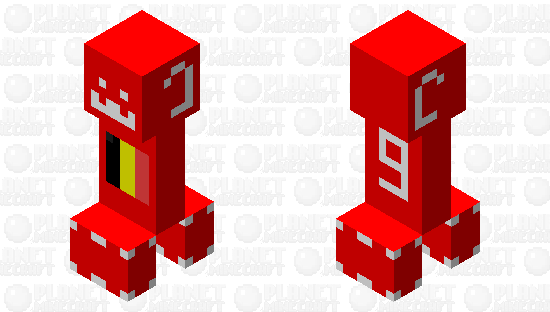 Football Creeper Minecraft Mob Skin