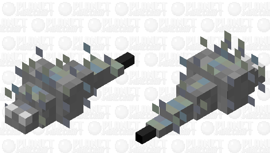 Bleached eye+shortcut silverfish Minecraft Mob Skin