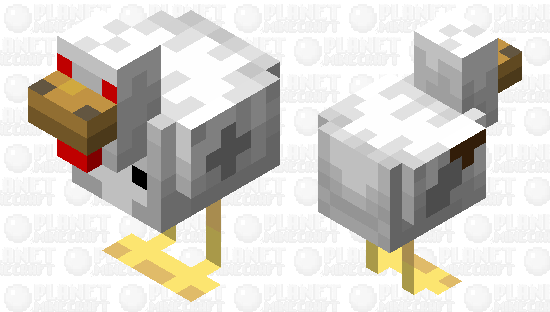 Evil chicken Minecraft Mob Skin