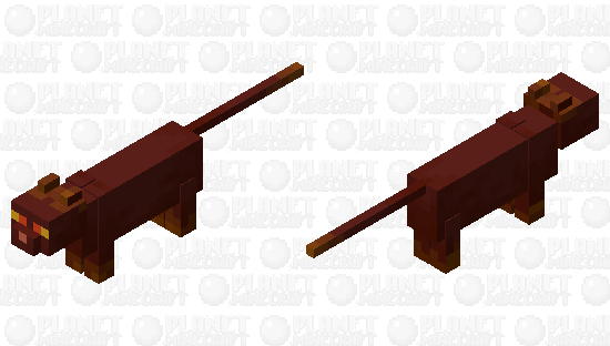 Nether Cat Minecraft Mob Skin
