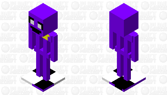 purple man updated Minecraft Mob Skin