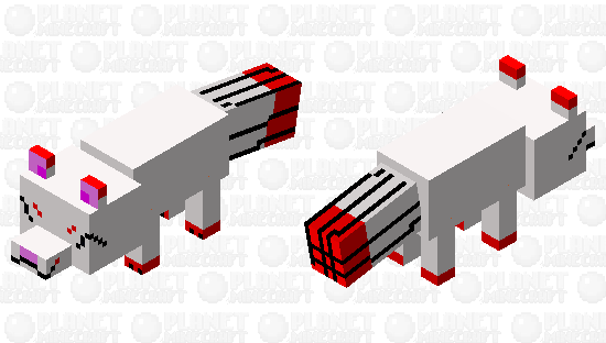 Kyubi no kitsune (Kitsune) Minecraft Mob Skin