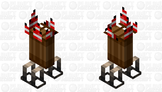Explosive barrel Minecraft Mob Skin