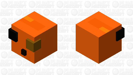 Brown Eyed Slime Minecraft Mob Skin