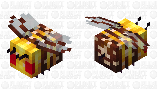 There's a Bee?! V.2 *Angry Nectar* Minecraft Mob Skin