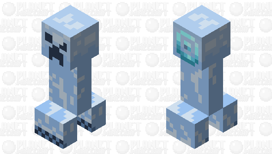 Freezing Creeper Minecraft Mob Skin